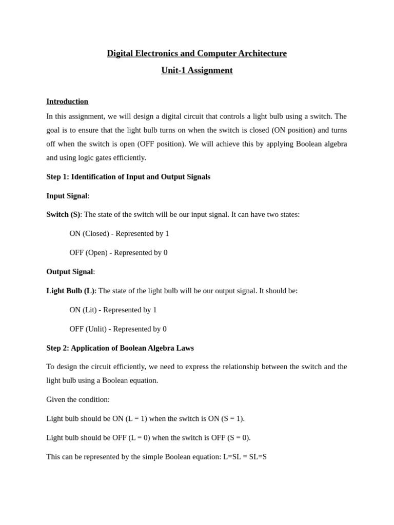 UoP U1 Assignment | PDF