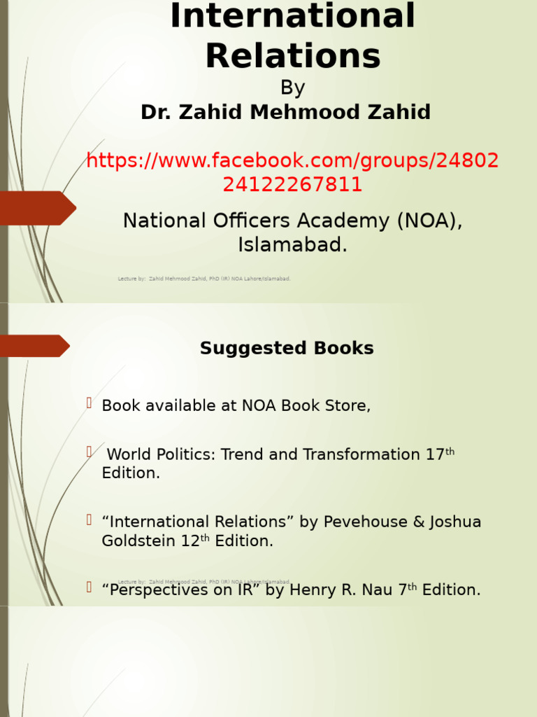 1st Lecture of IR | PDF