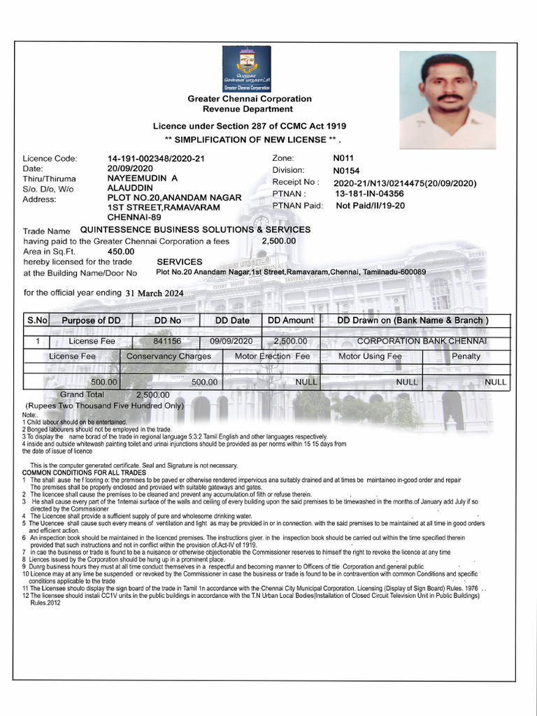 QBSS Corpration certificate nayeemudin | PDF