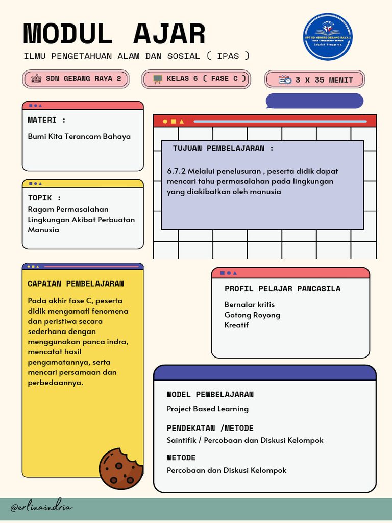Modul Ajar - Bumi Kita Terancam Bahaya | PDF
