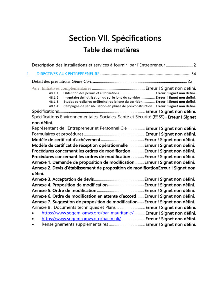 Specifications Techniques | PDF