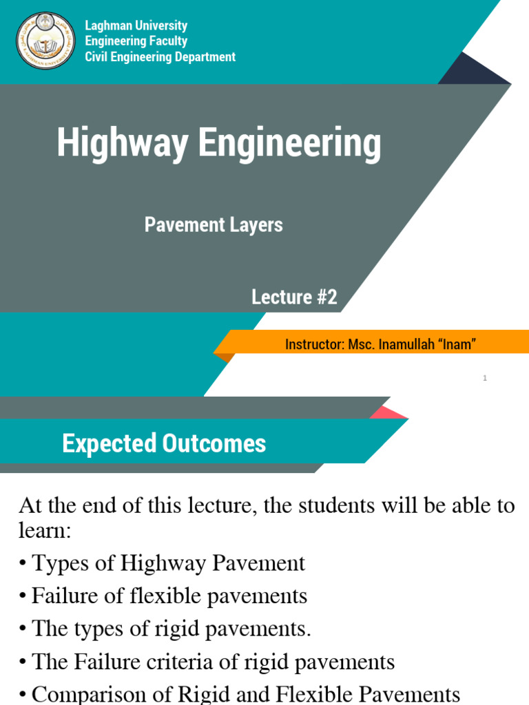 Pavement Design Lec 2 Pdf Road Surface Concrete