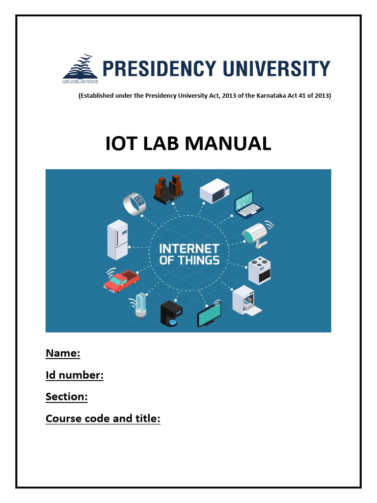 IOT - Arduino Experiments 2023ocx | PDF