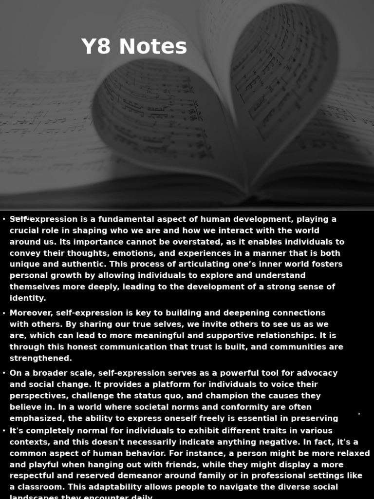 Y8 Notes | PDF