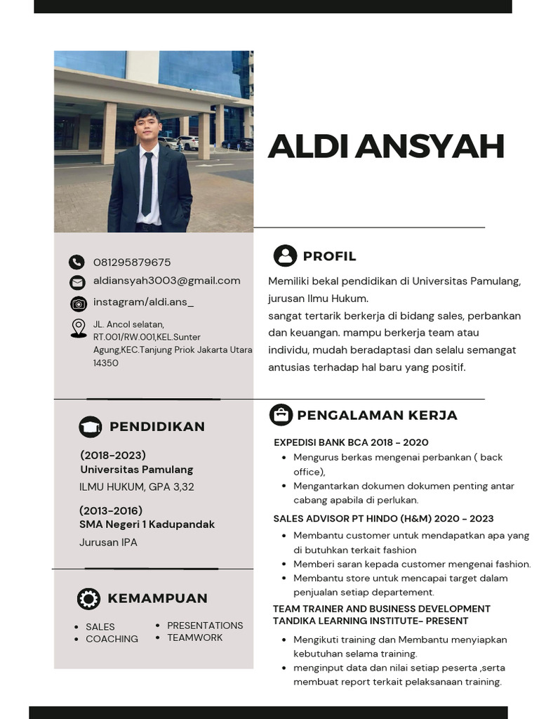CV Aldi Ansyah | PDF