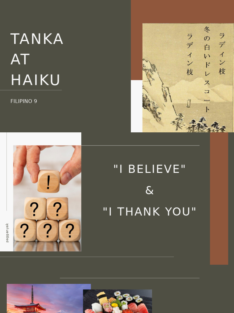 Tanka at Haiku | PDF