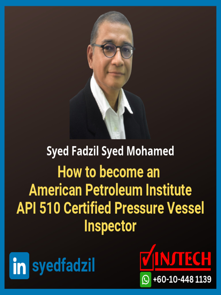 How To Become An American Petroleum Institute API 510 Certified | PDF ...