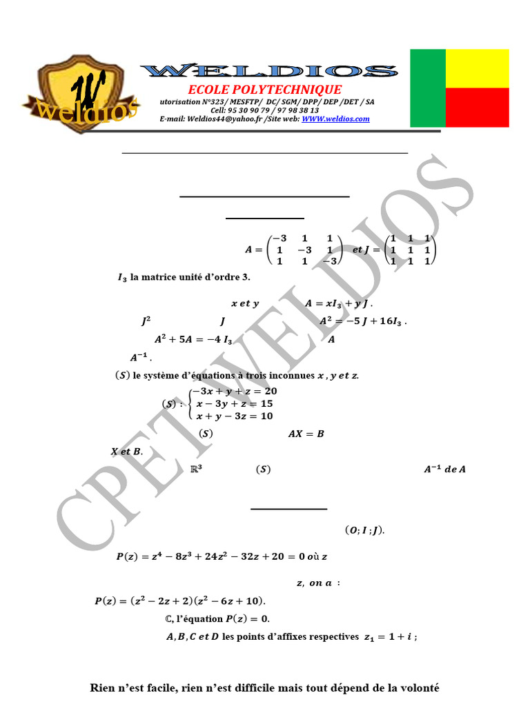 Semestre 2 Imi Sti 2024 Weldios | PDF