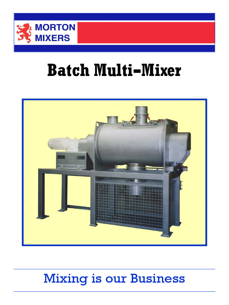 Batch-Multi-Mixer | PDF