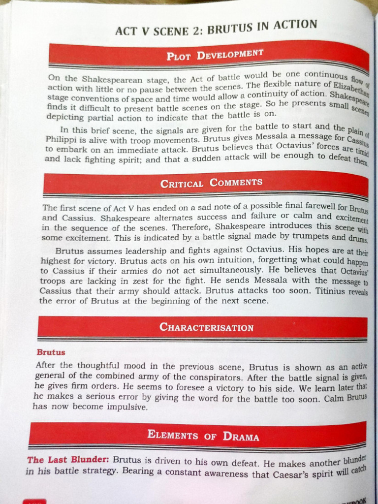 Julius Caesar Act5 Scene 2 | PDF