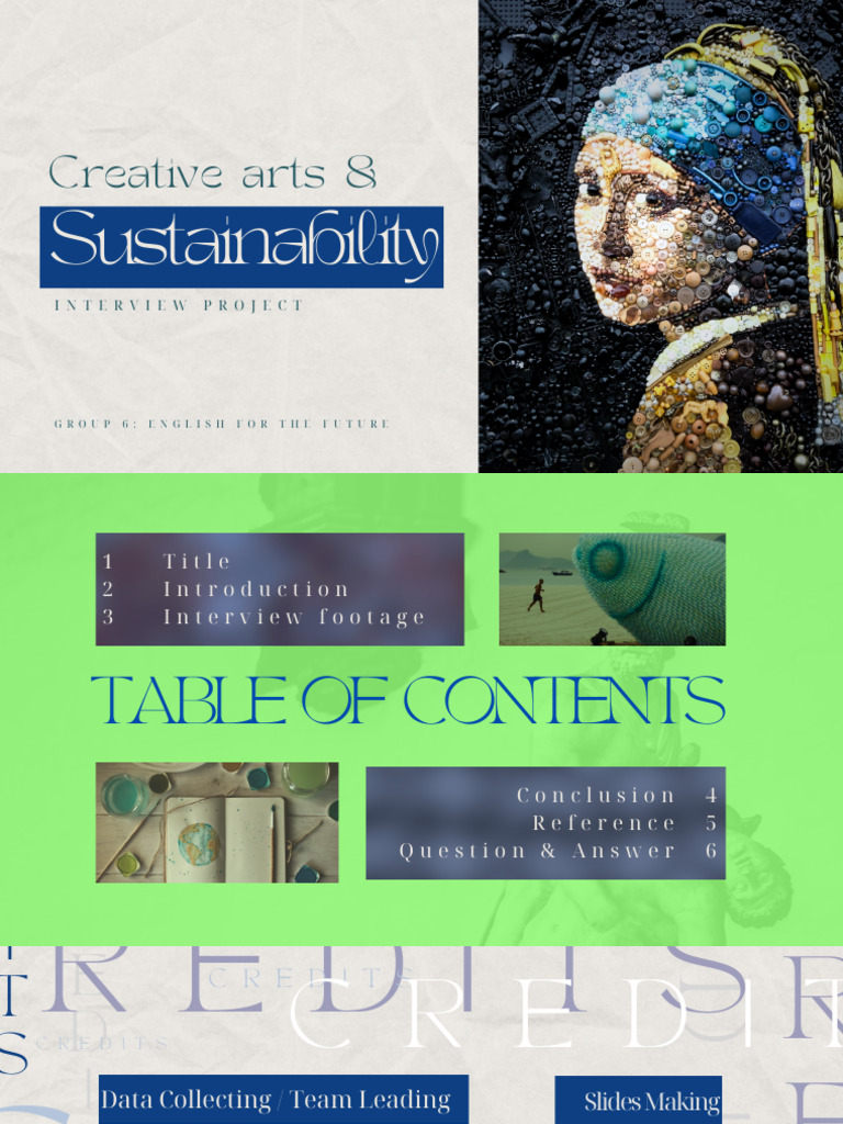 Creative Arts & Sustainability | PDF