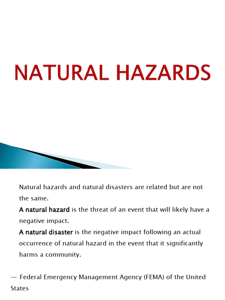 Natural Hazards | PDF