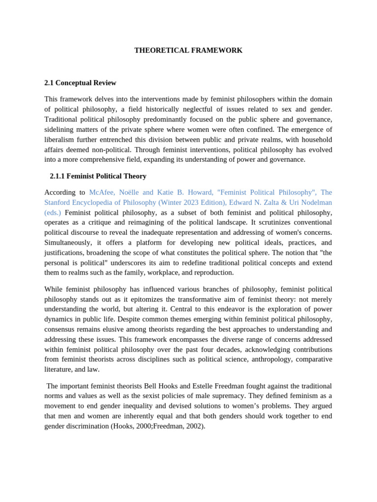 Theoretical Framework | PDF