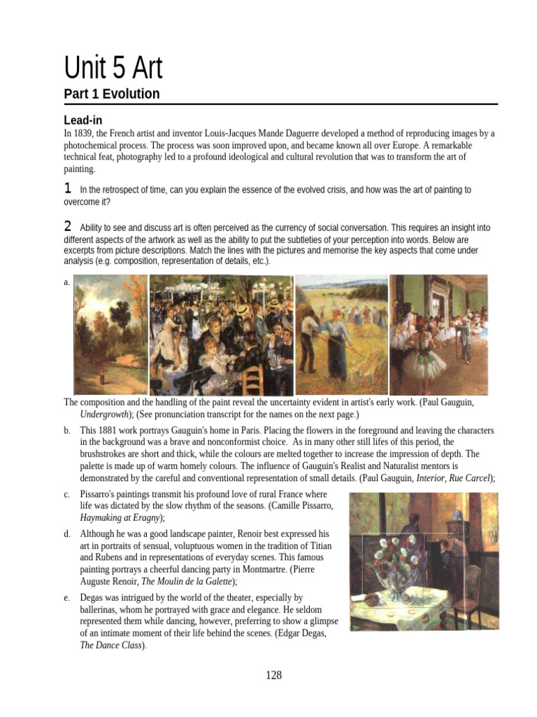 Unit 5 Art | PDF