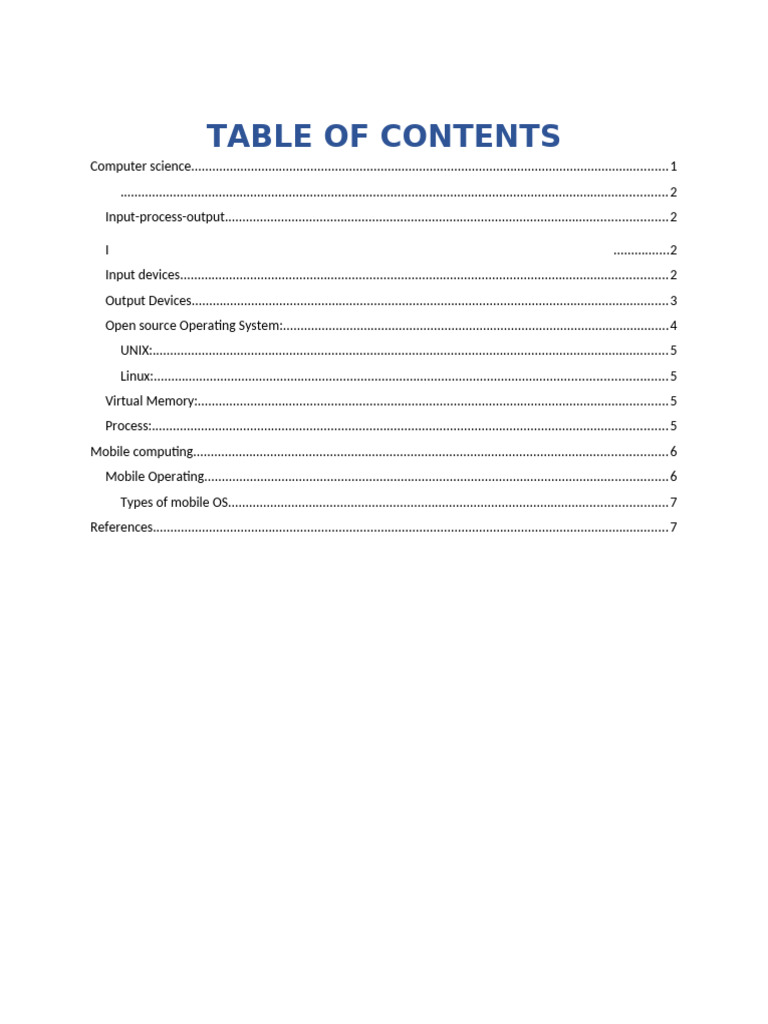 Table of Contents | PDF