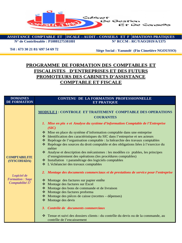 Contenu de La Formation 2022 | PDF
