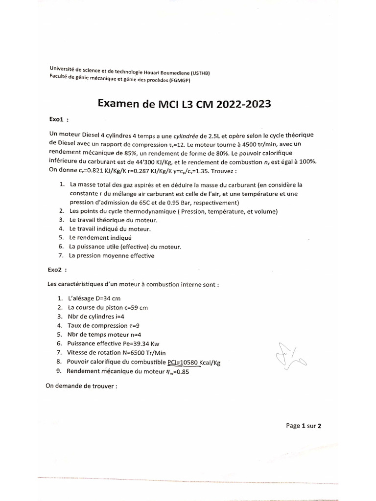 Exam Mci 2023 | PDF
