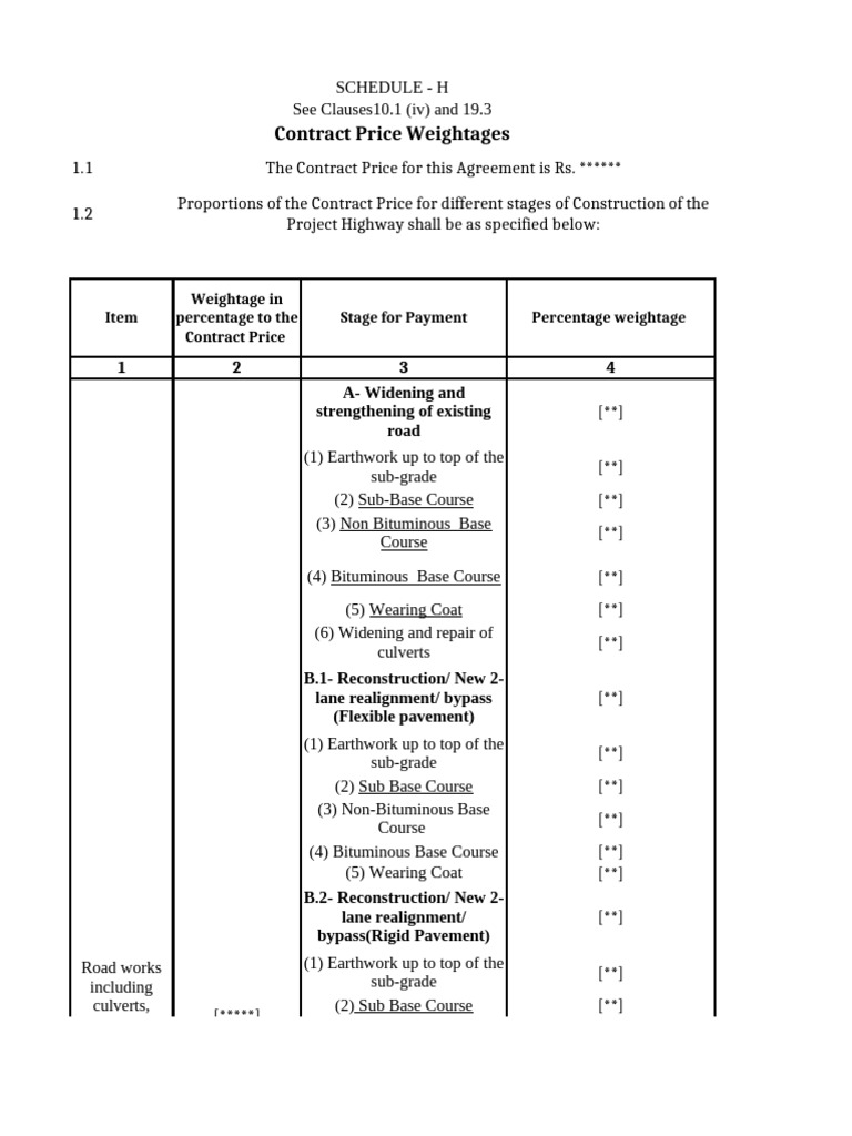 Standard Schedule H | PDF