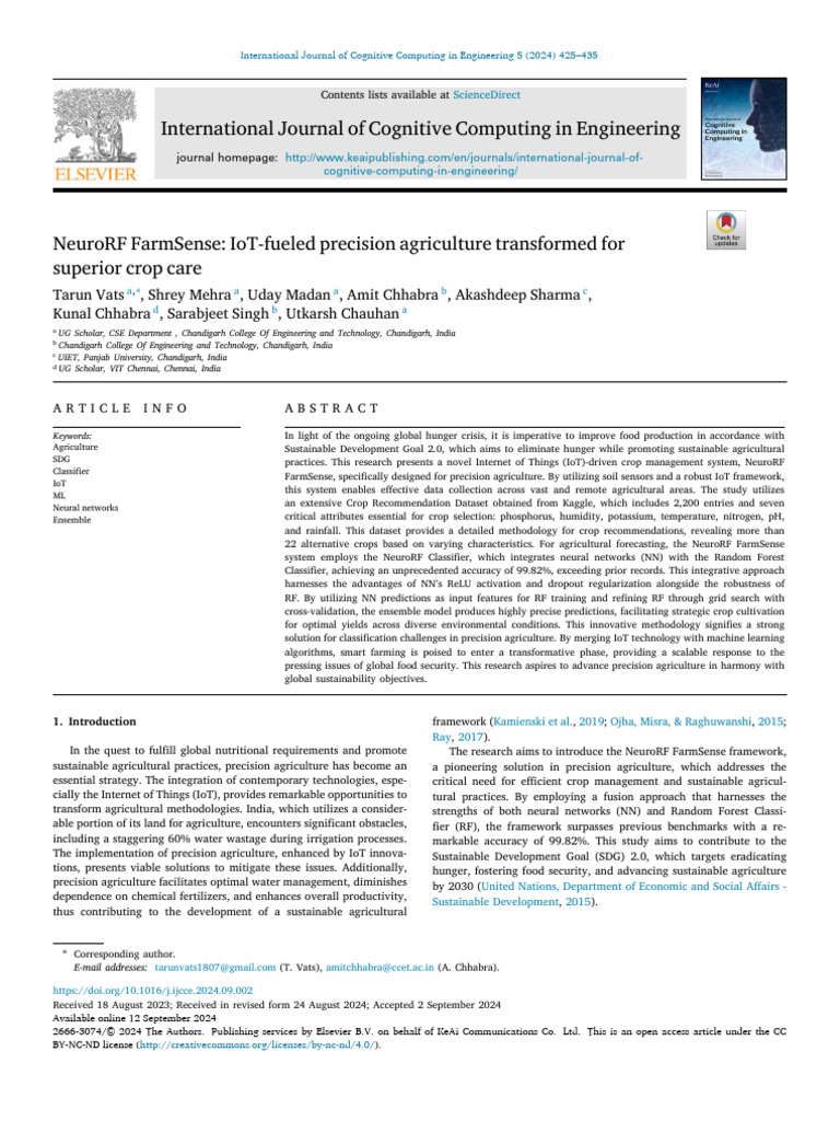 Precision Agriculture | PDF