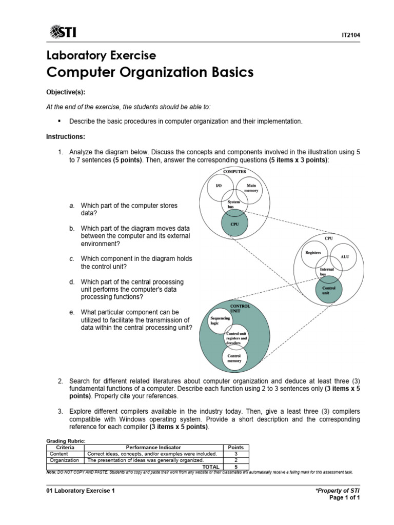 01 Laboratory Exercise 1 | PDF