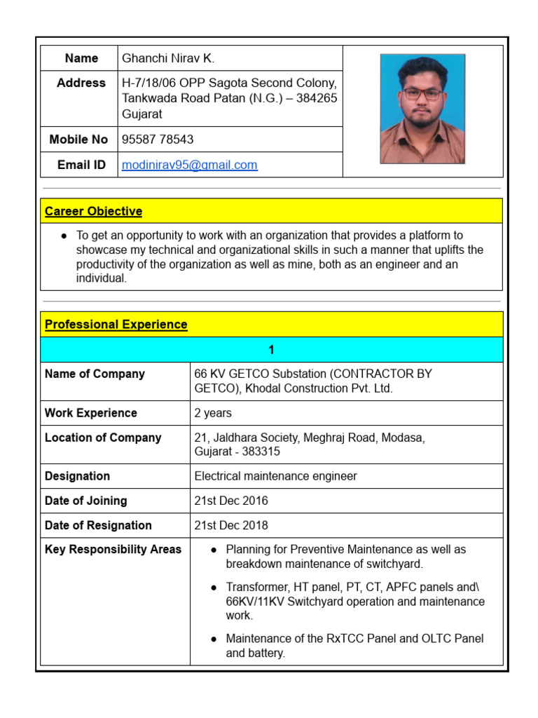 Updated+CV Er.+Nirav+Modi+ (2) +-+Google+Docs | PDF