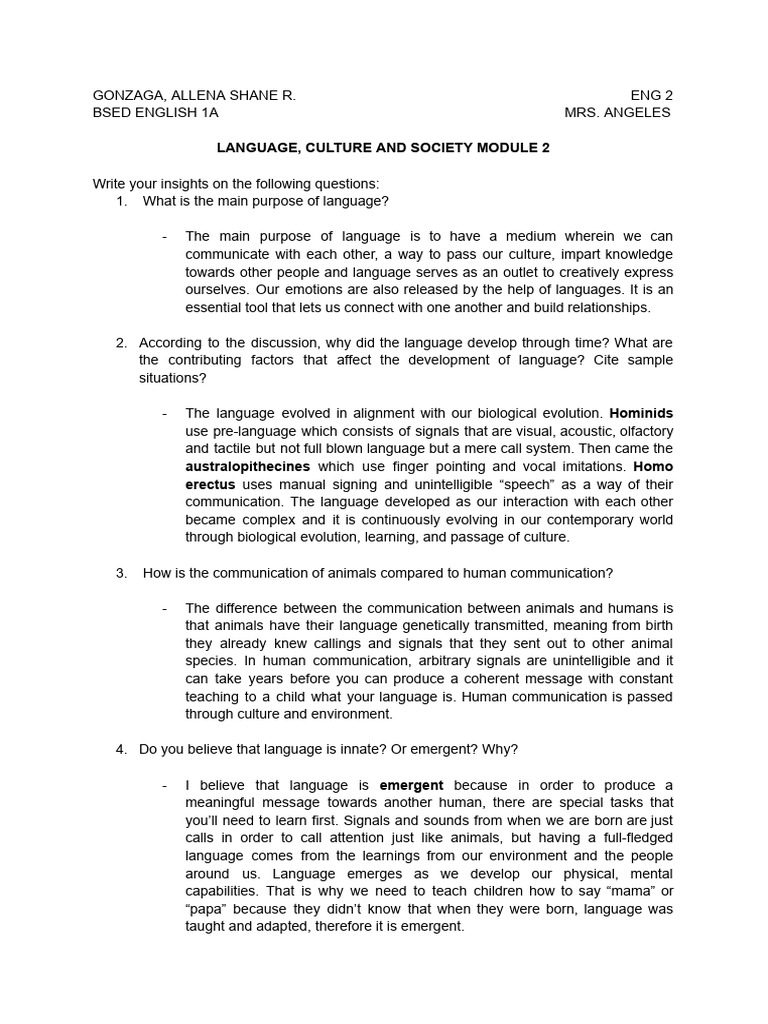 Eng2 Module 2 Act | PDF