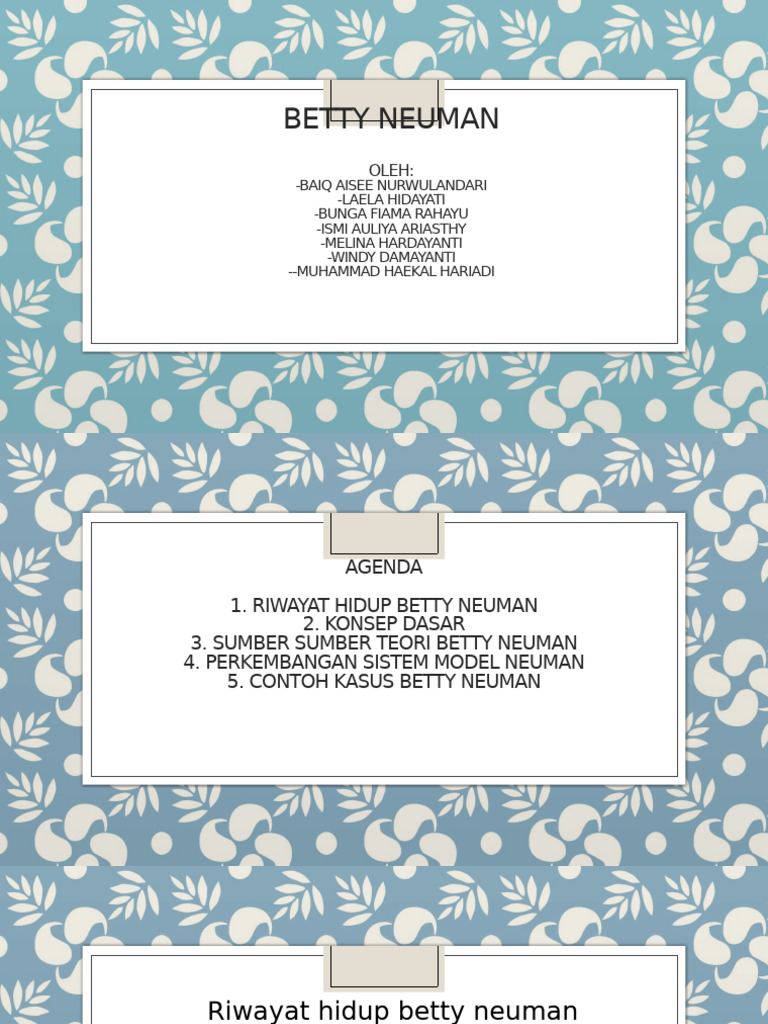 Betty Neuman | PDF