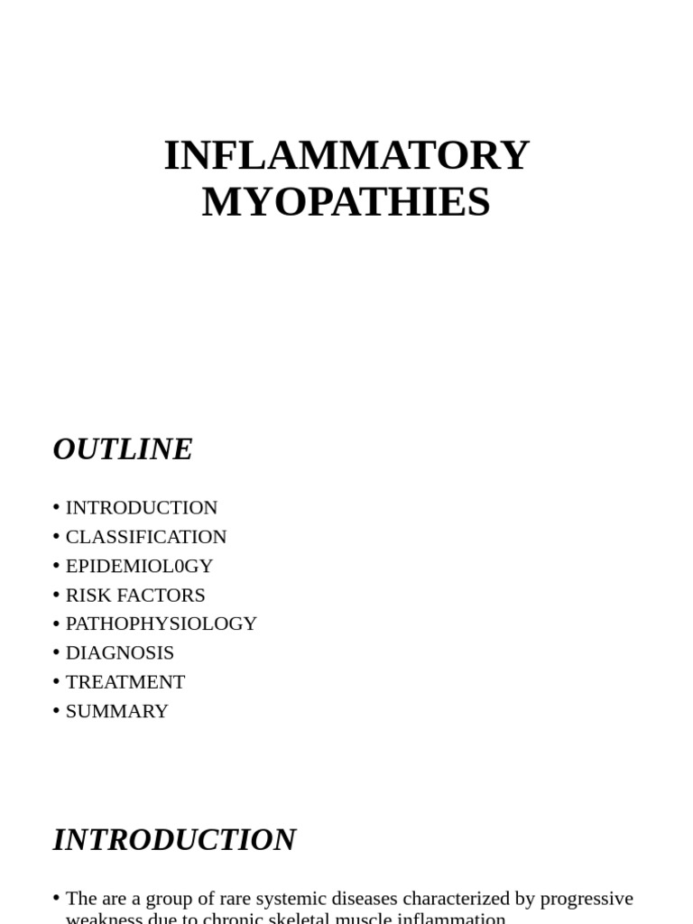 Inflammatory Myopathies | PDF