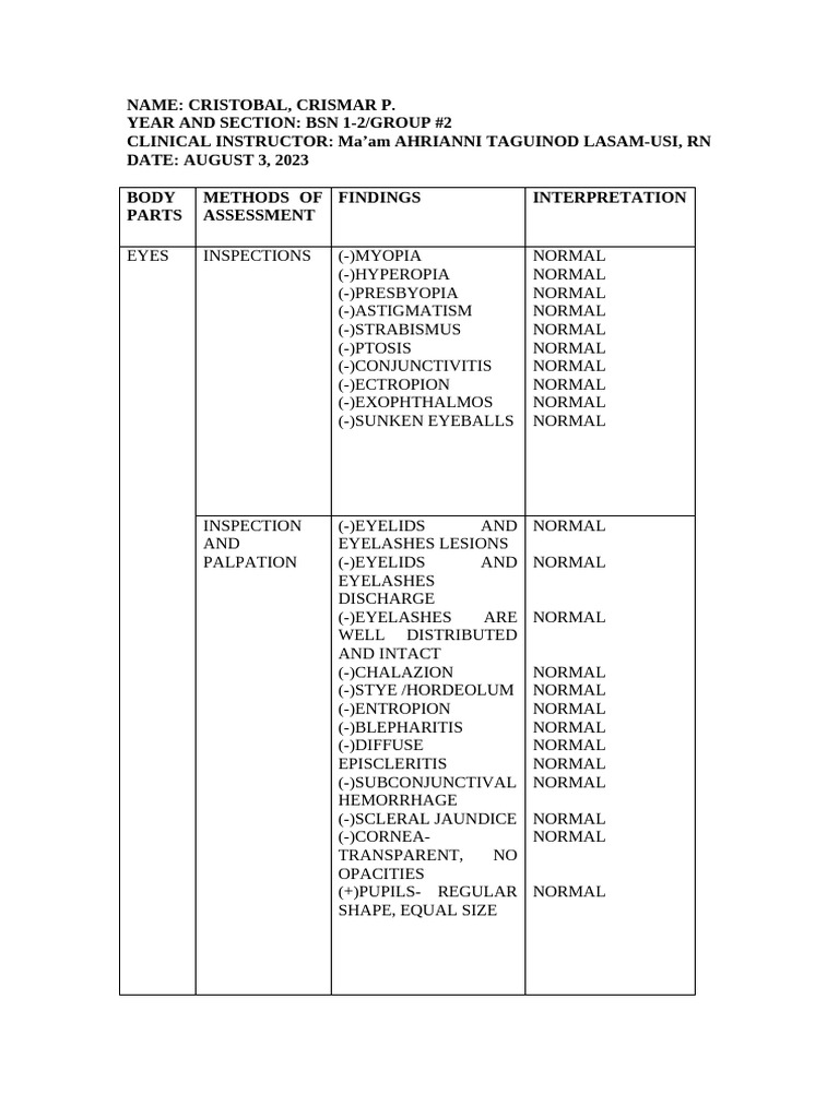 Eyes Documentation | PDF