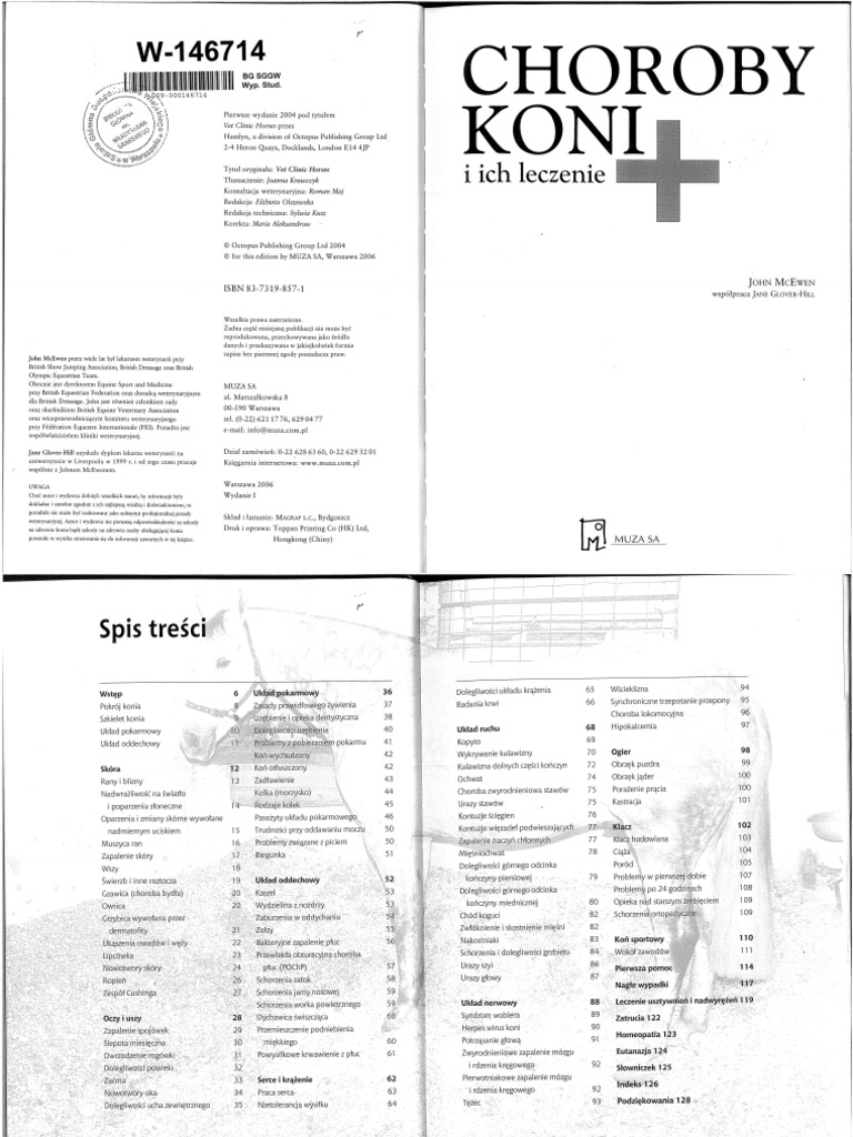 Choroby Koni I Ich Leczenie | PDF