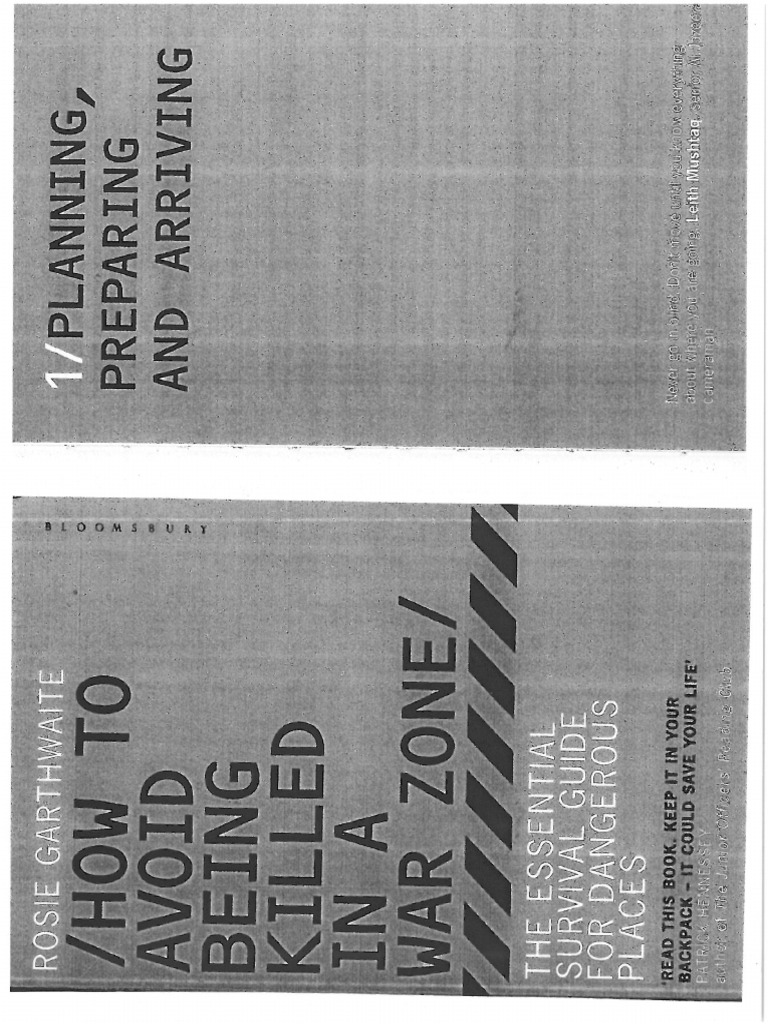 How To Avoid Being Killed | PDF