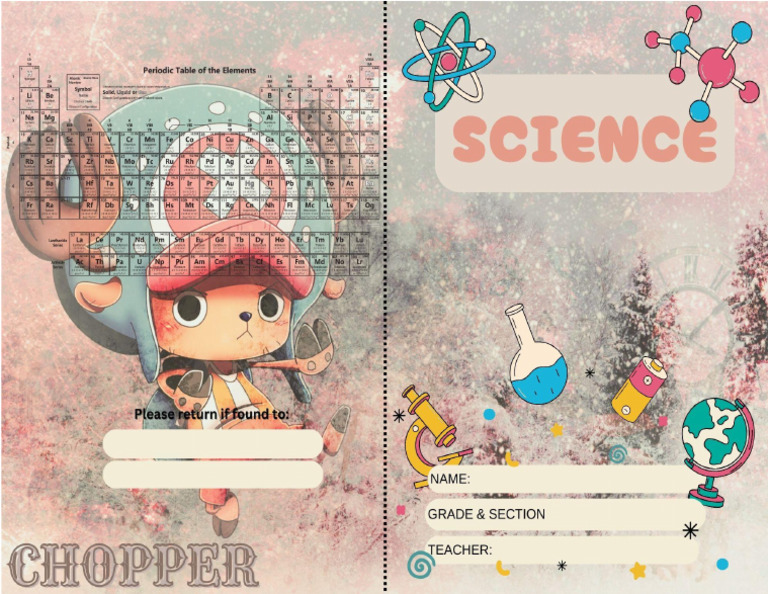Science Notebook Cover | PDF