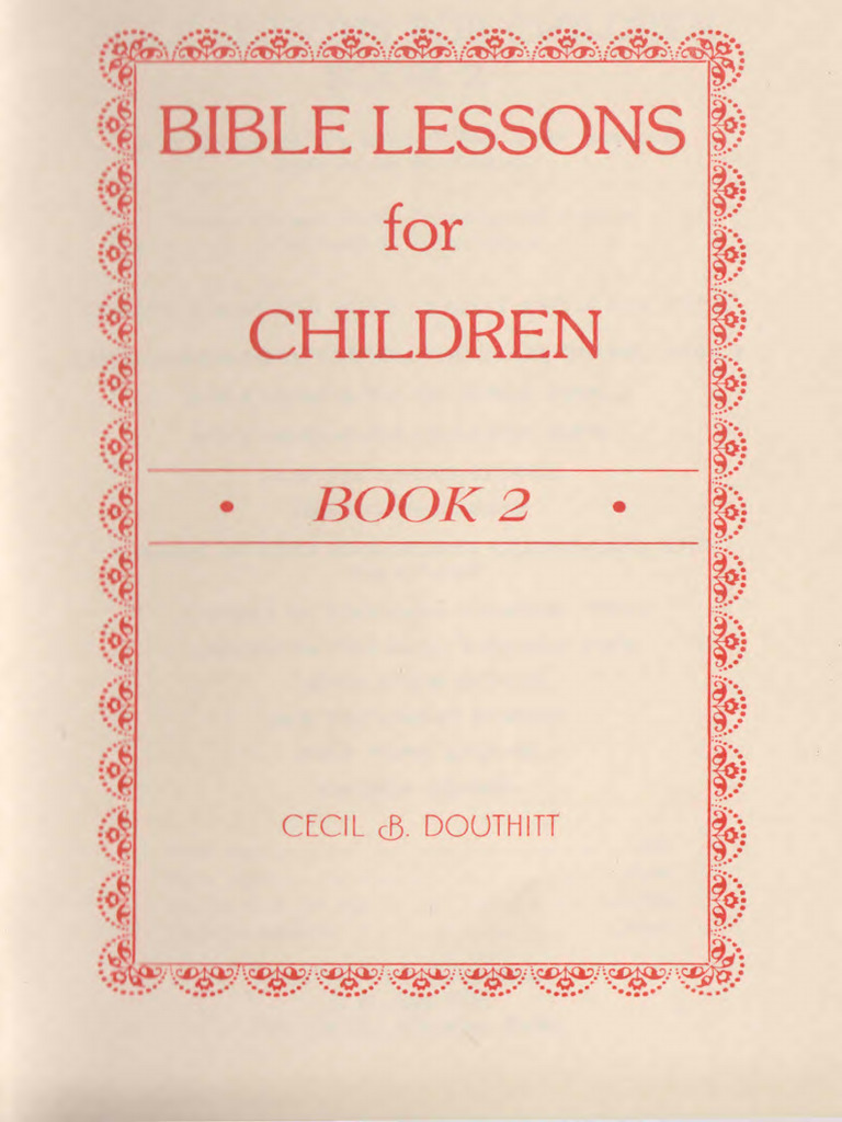 Bible Materials For Children 2 | PDF