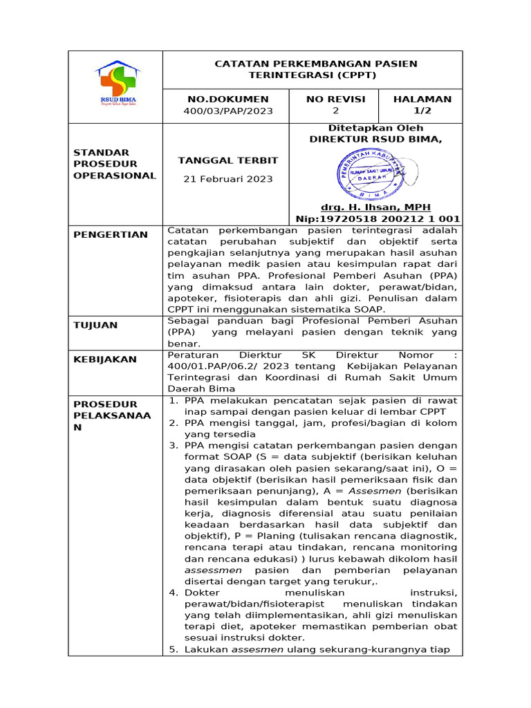 Spo CPPT | PDF