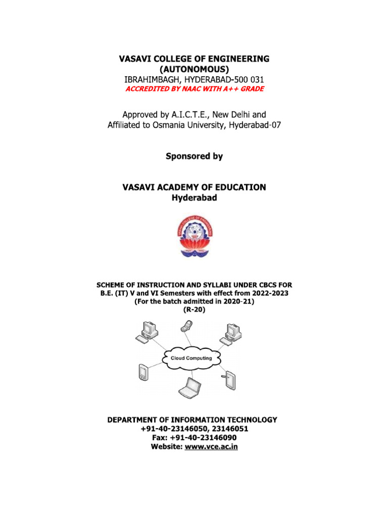 3rd Year Syllabus | PDF