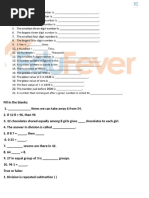 CBSE Class 3 Mathematics Worksheet (83) - Division | PDF | Division (Mathematics) | Abstract Algebra