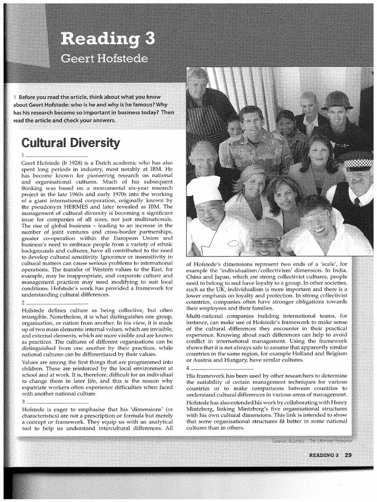 Unit 6 - Further Reading - Culture Diversity | PDF