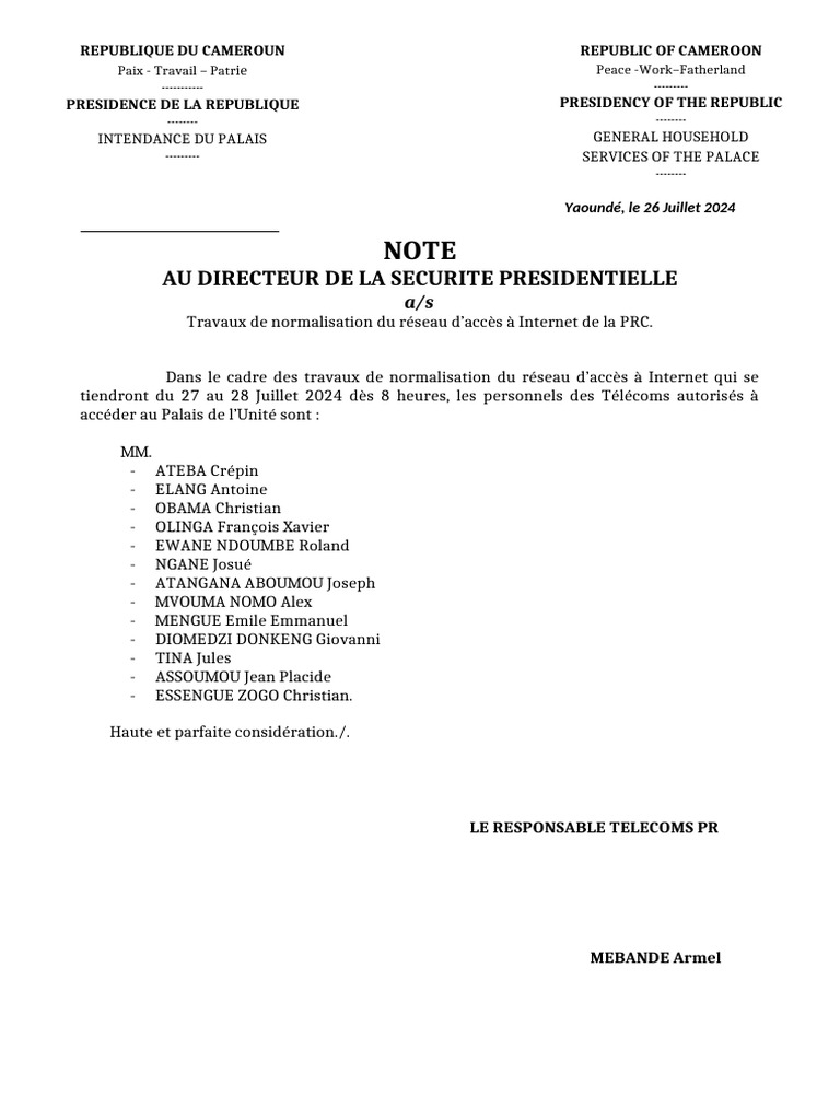 Note Au DSP Astreinte 35 | PDF