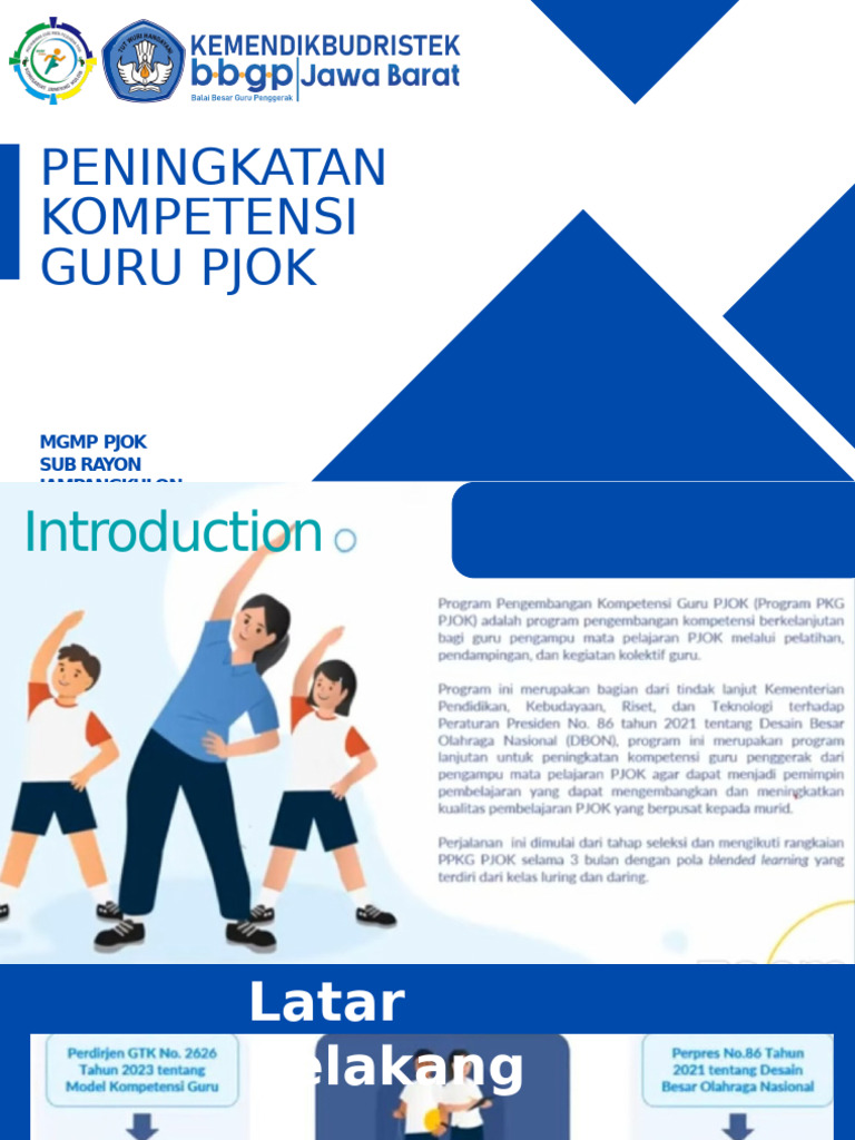 Sosialisasi PKG Pjok 2024 | PDF | Karier & Perkembangan