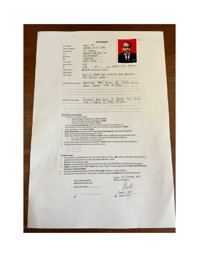 Scan Data Wisudawan | PDF