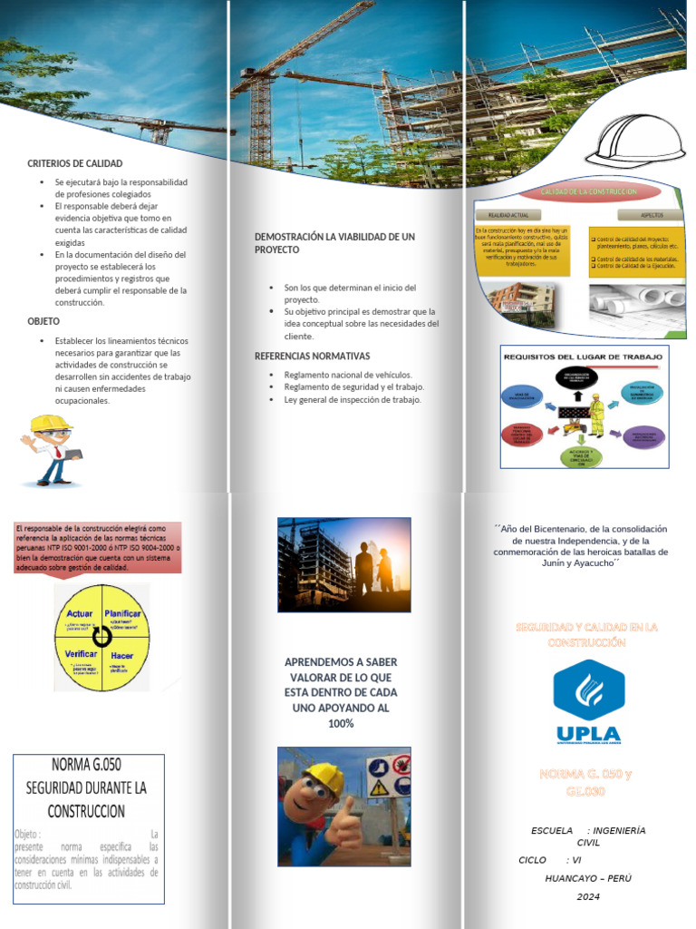 Triptico NORMA G050 GE 030 | PDF