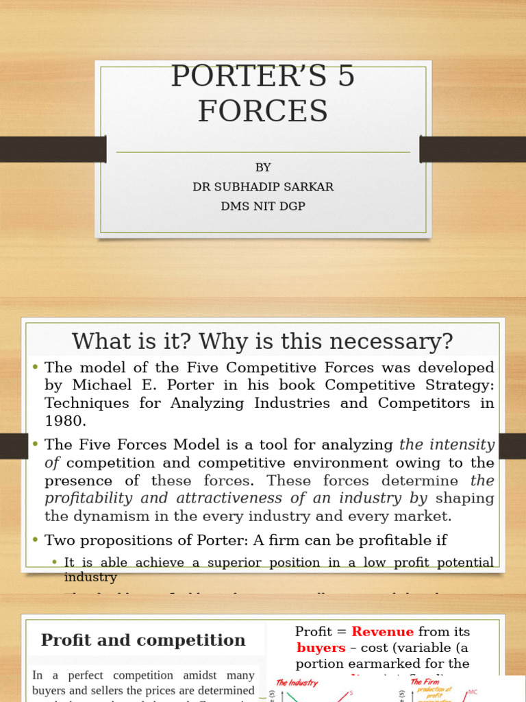 PORTER'S FIVE FORCES | PDF