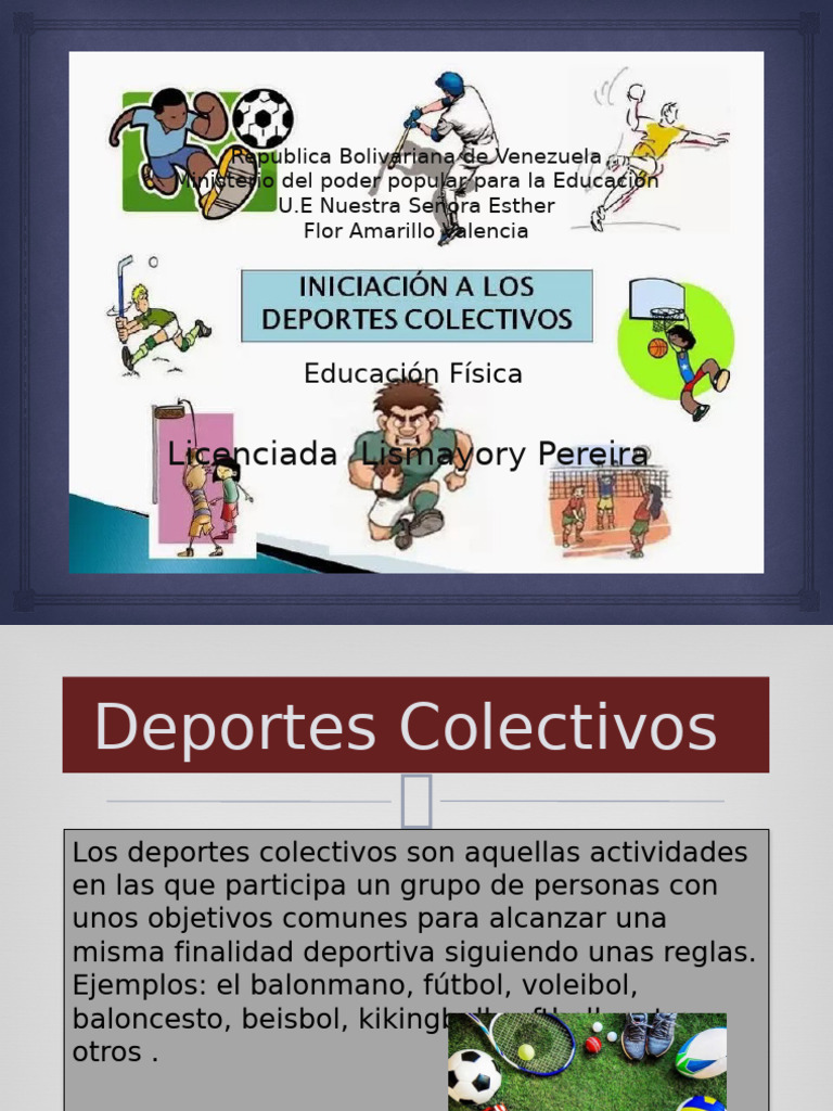 Clases de Deportes Colectivos | PDF