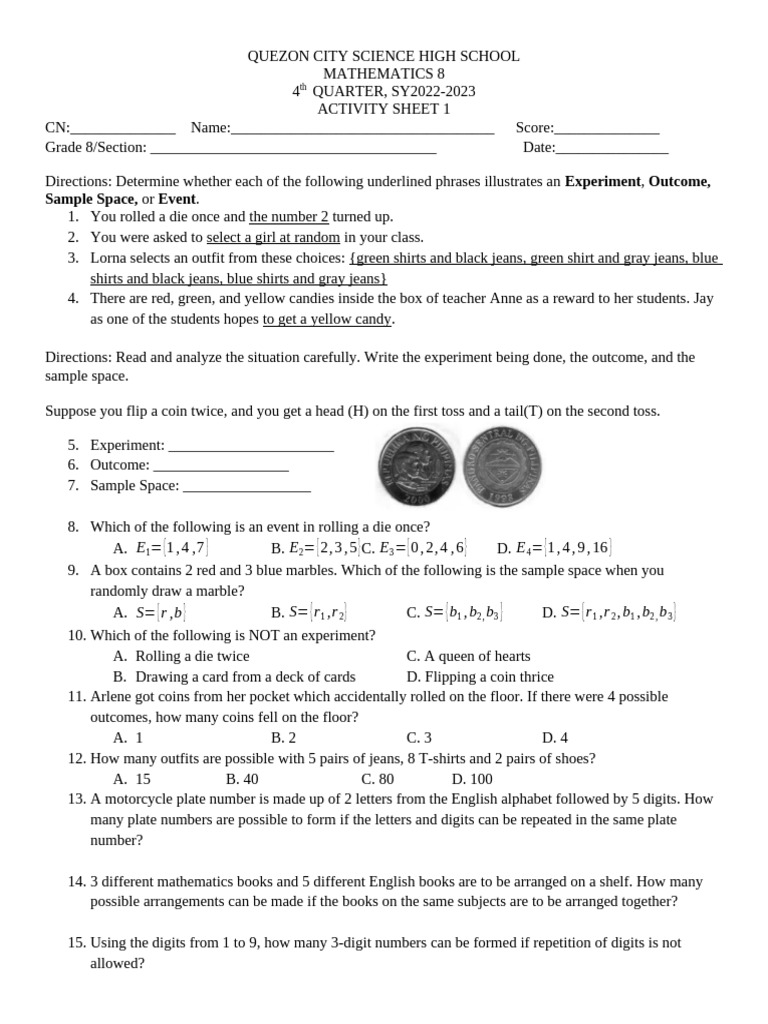 ACTIVITY-SHEET-1_Q4 | PDF