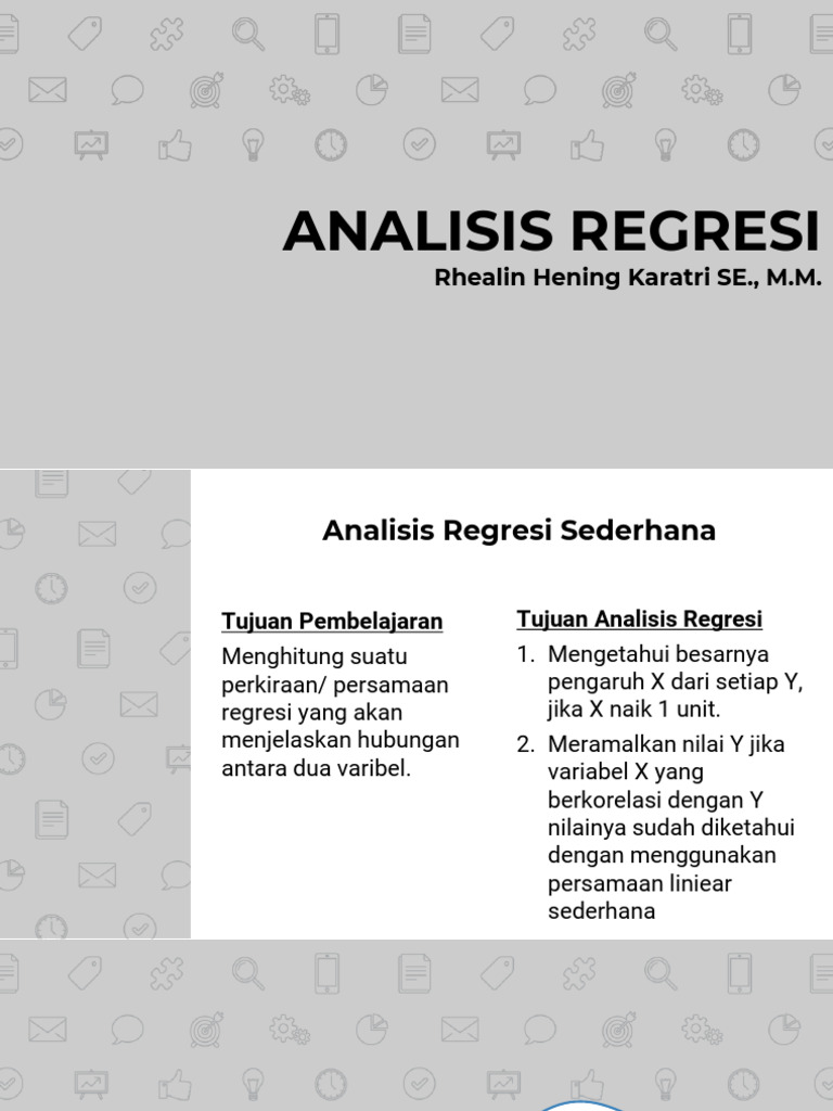 Analisis Regresi | PDF