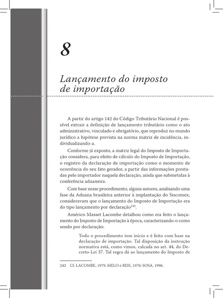 FERNANDES DAduaneiro Cap8 | PDF