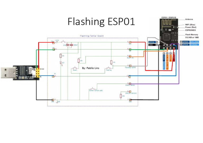 Wiring ESP01 | PDF