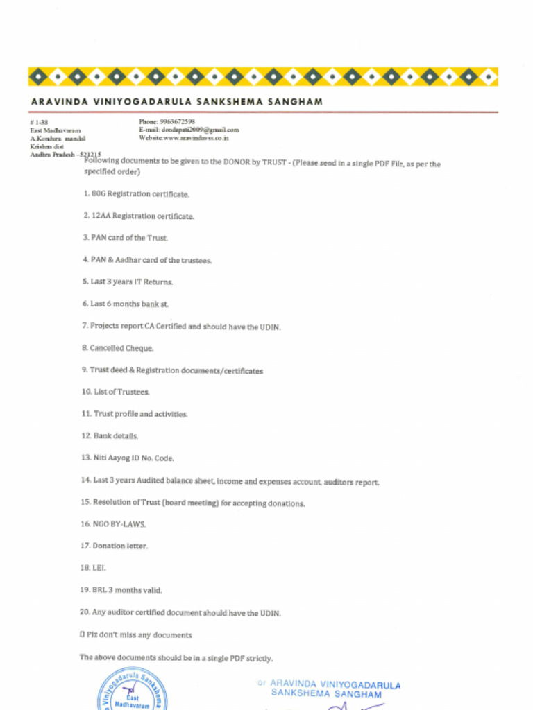 Avss Doc With Project Upto 2023 | PDF