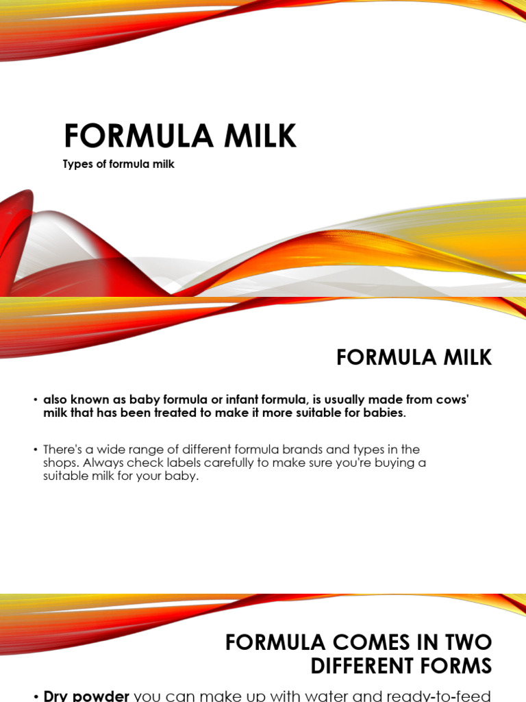 Formula Milk | PDF