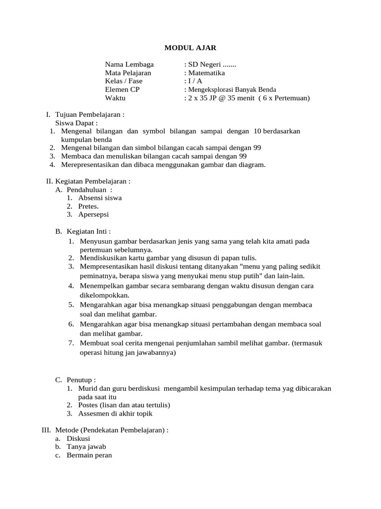 MA MTK - Bilangan | PDF